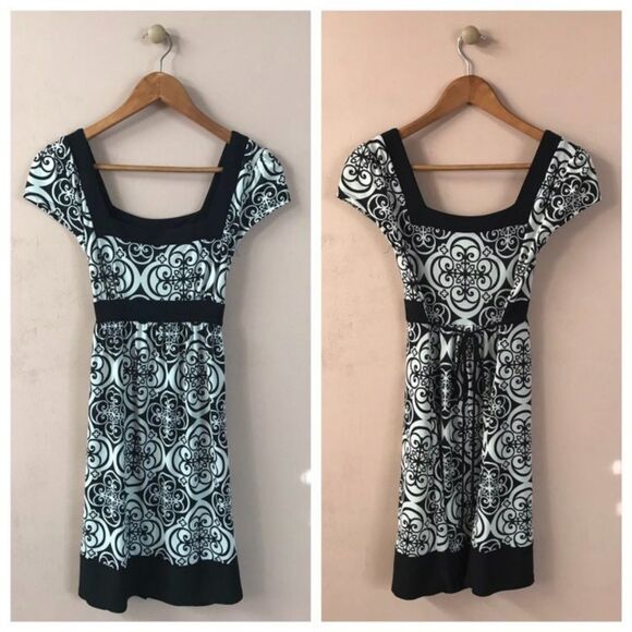 A-List by Wrapper | Dresses | Vintage Y2k Alist By Wrapper White Black ...